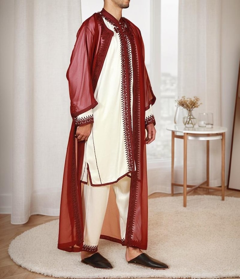 Moroccan Wedding Jabador for Men Outfit Set for Weddings & Special ...