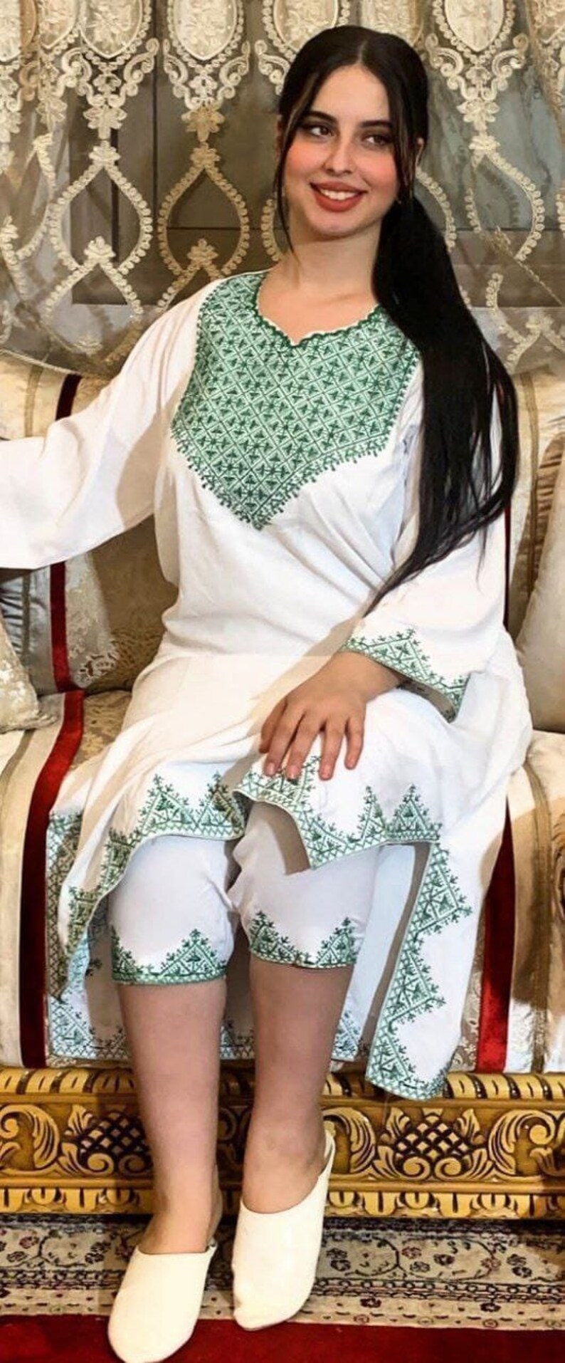 Authentic Moroccan Caftan Dress, Wedding Henna Caftan for Women, Gift ...