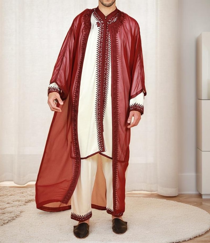 Moroccan Wedding Jabador for Men Outfit Set for Weddings & Special ...