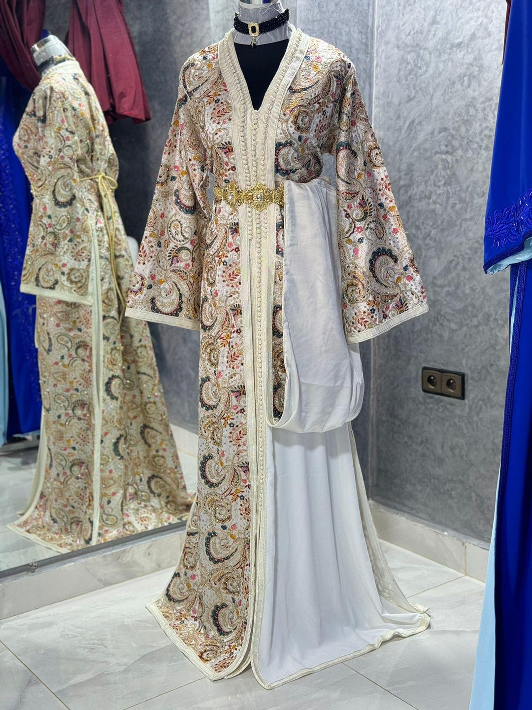Luxury Moroccan Takchita Dress, Authentic Takchita Caftan for Women ...