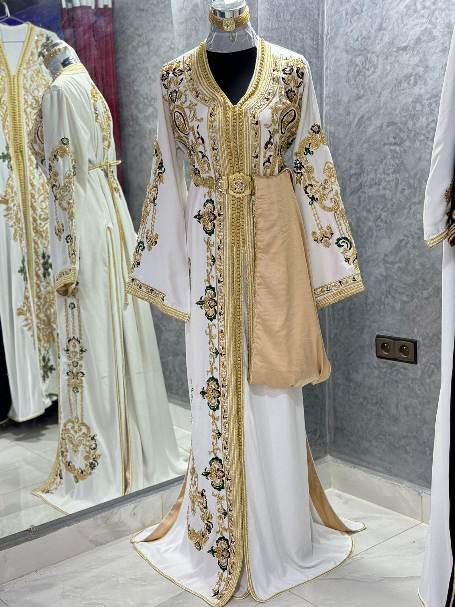 10 Styles Moroccan Takchita Dress, White Royal Caftan for Women, Nikah Kaftans, Luxury Moroccan ...