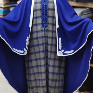 Handmade Moroccan Men's Jellaba With Selham Traditional Wool Hooded ...