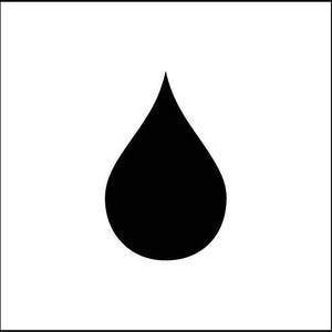 Water Drop. Water Drop Stencil (ref 311) - Etsy