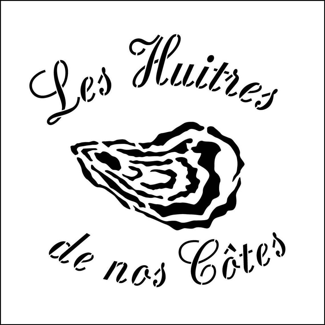 Stencil Oysters (ref 803) - Etsy