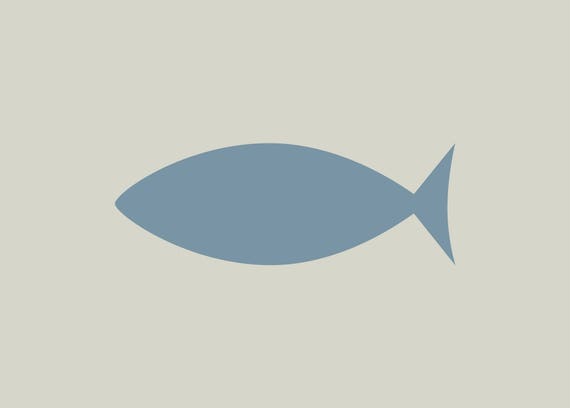 Simple Fish Stencils