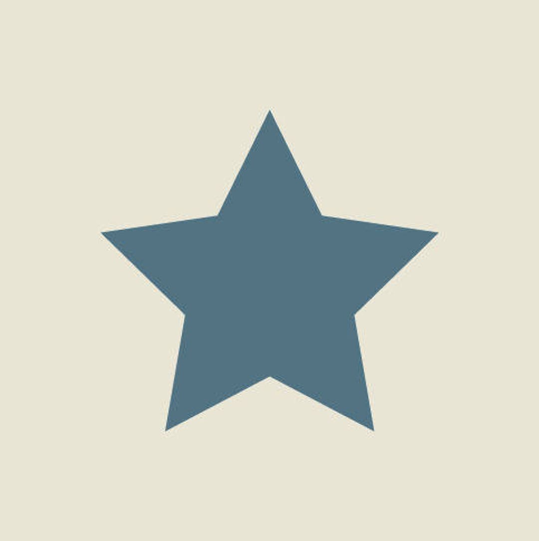 Star. Star Stencil. Adhesive Vinyl Stencil. (ref 191) - Etsy