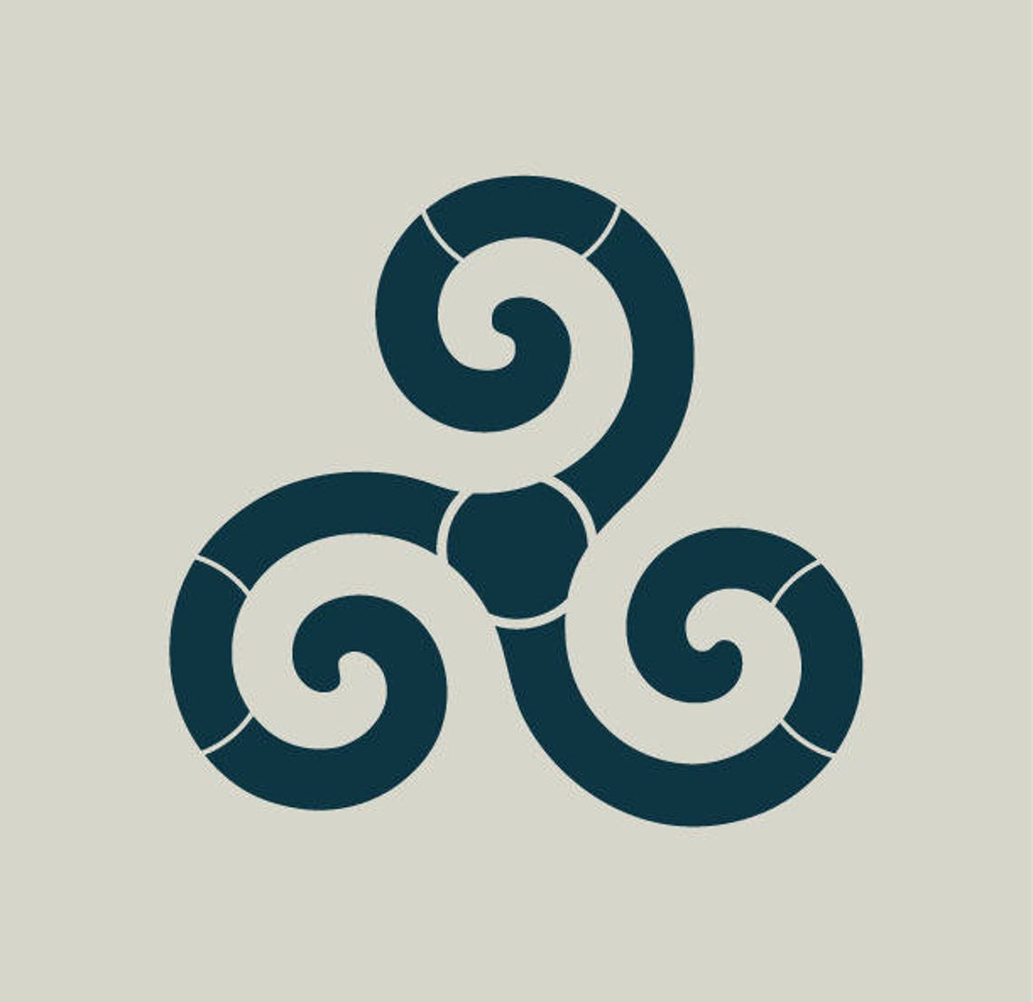 Adhesive Vinyl Stencil. Breton Cross. Triskell (ref 124 GM) - Etsy