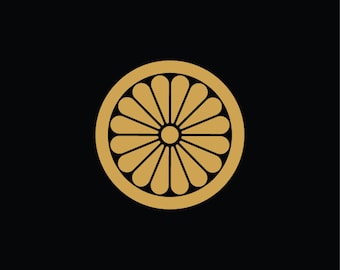 Chrysanthemum Kamon - Etsy