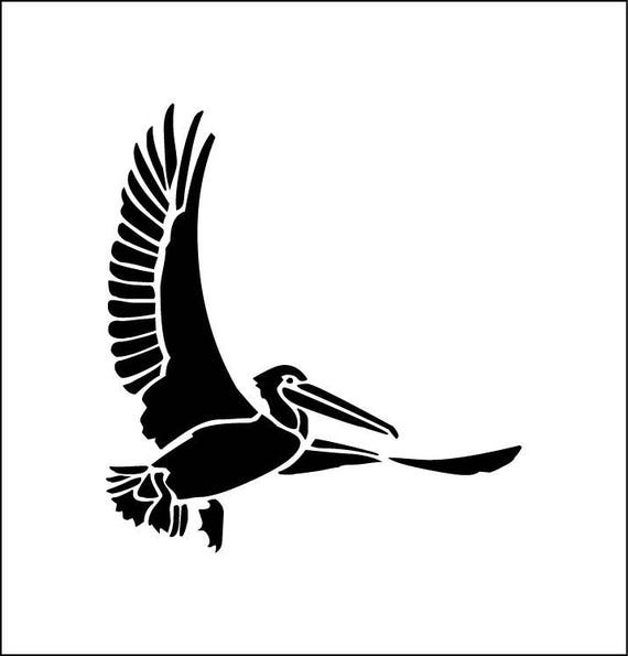 Visual Arts Collage Pelican Stencil Stencils etna.com.pe