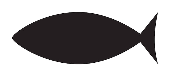 Simple Fish Stencils
