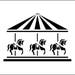 Carousel Stencil. Stencil Merry ref 663 - Etsy