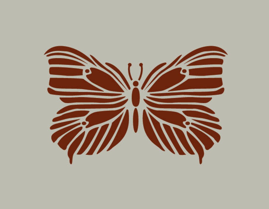 The Butterfly. Adhesive Vinyl Stencil. ref 162 - Etsy