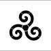 Adhesive Vinyl Stencil. Breton Cross. Triskell (ref 124 GM) - Etsy