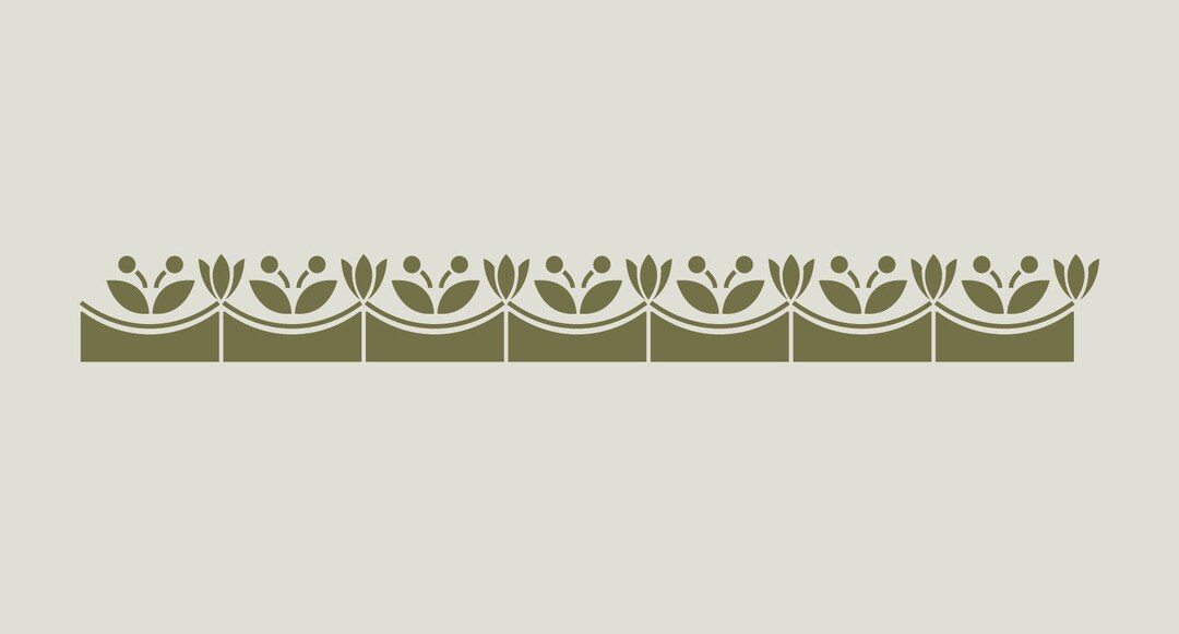 Napoleon. Laurel Rim. Laurel Border. Adhesive Vinyl Stencil Any Medium ...