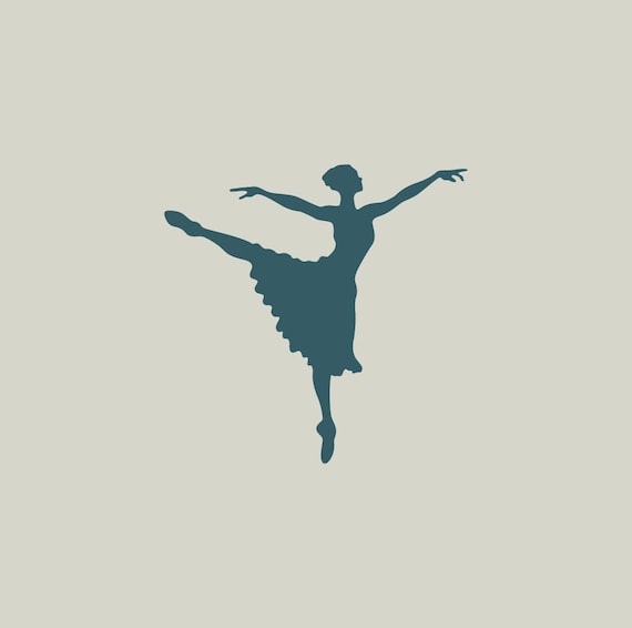 Stencil Dancer. Dancer Drawing. Dancer Silhouette ref 706 - Etsy