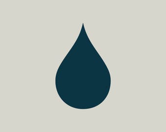 Water Drop Stencil - Etsy