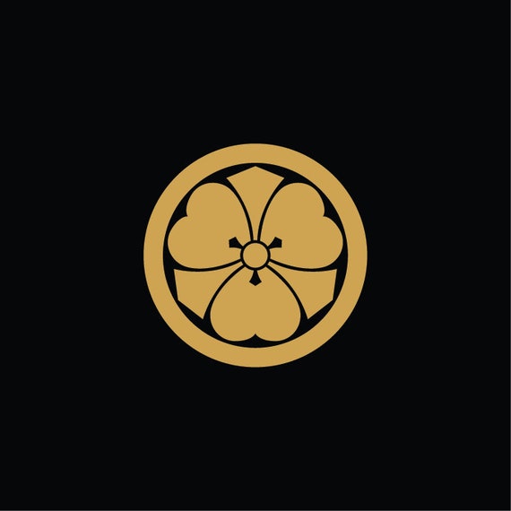 Sticker Kamon Oxalis katabami ref KA49 | Etsy