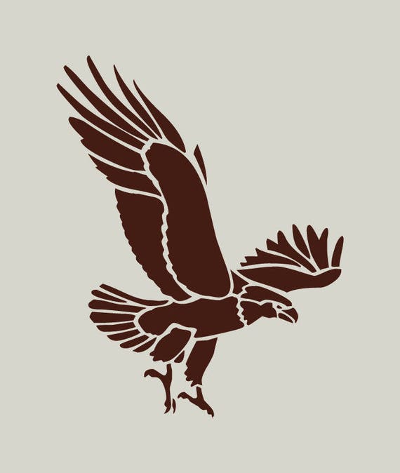 Eagle Stencil ref 109 - Etsy