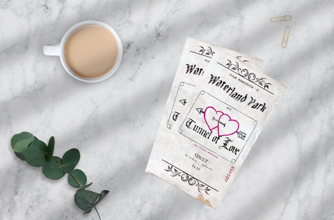 Waterland Park Ticket Percy Jackson Tunnel of Love PJO CHB Percabeth - Etsy