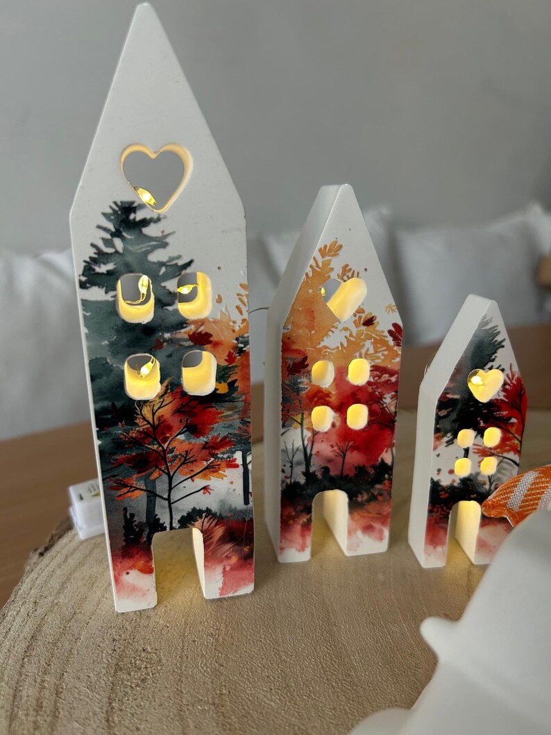 Autumn Craft Decorations - the Sweet Tour - Houses, Pumpkins, Truck ...