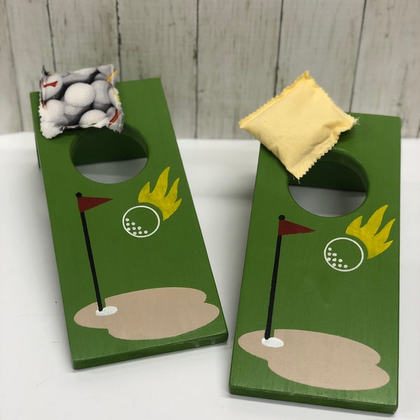 Golf Cornhole - Etsy