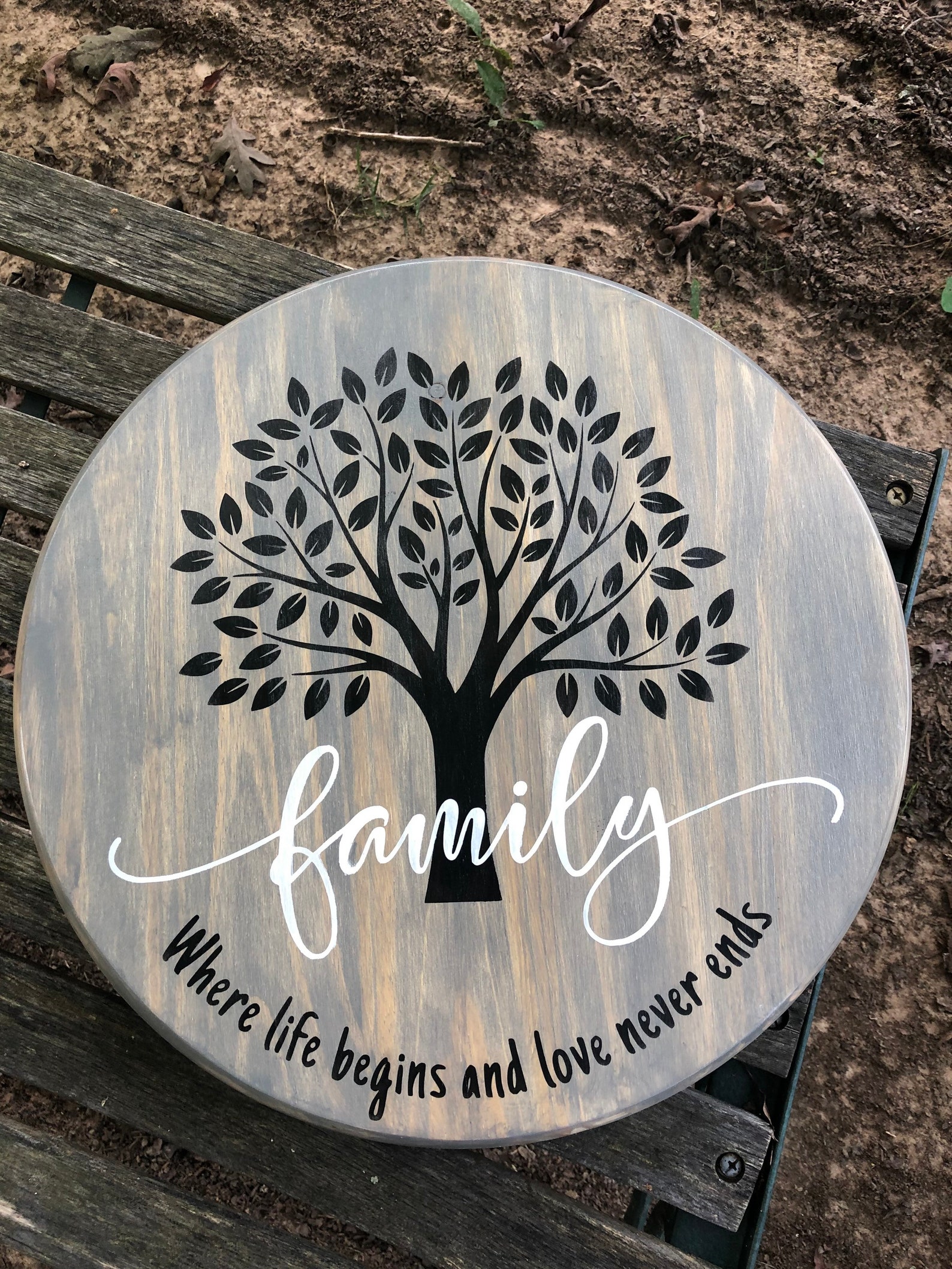 Lazy Susan, Family, Wedding Gift, Housewarming, Turntable,personalized ...