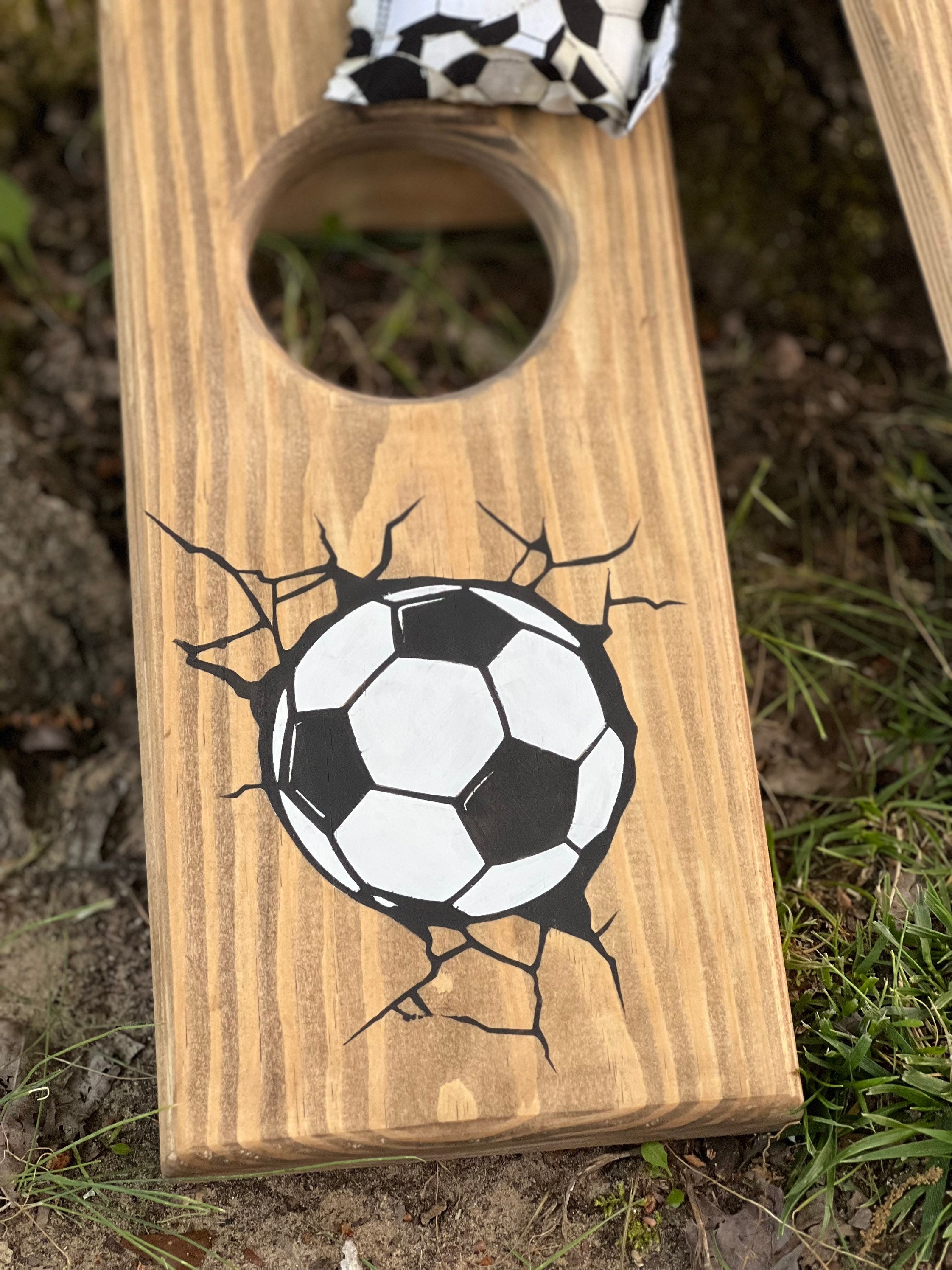 Cornhole Boards, Mini Cornhole, Tabletop Cornhole Boards, Soccer - Etsy