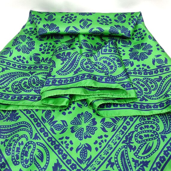 Vintage Calcutta by Wesley Simpson Scarf Silk Floral … - Gem