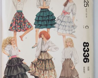 80s Skirt Pattern - Etsy