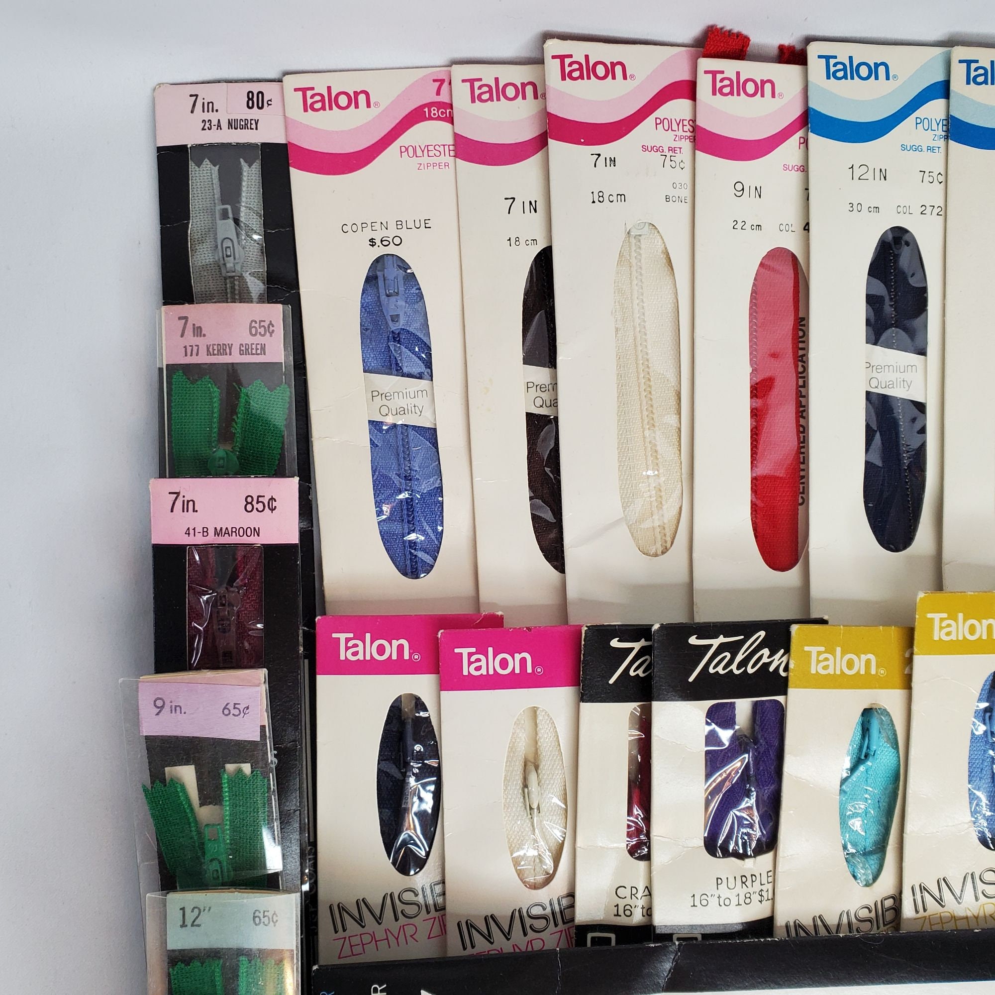 50 NEW Vintage Zippers Talon J&P Coats Unique Misc Sizes - Etsy