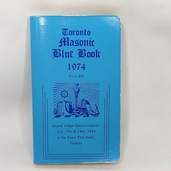 Masonic Blue Book - Etsy UK