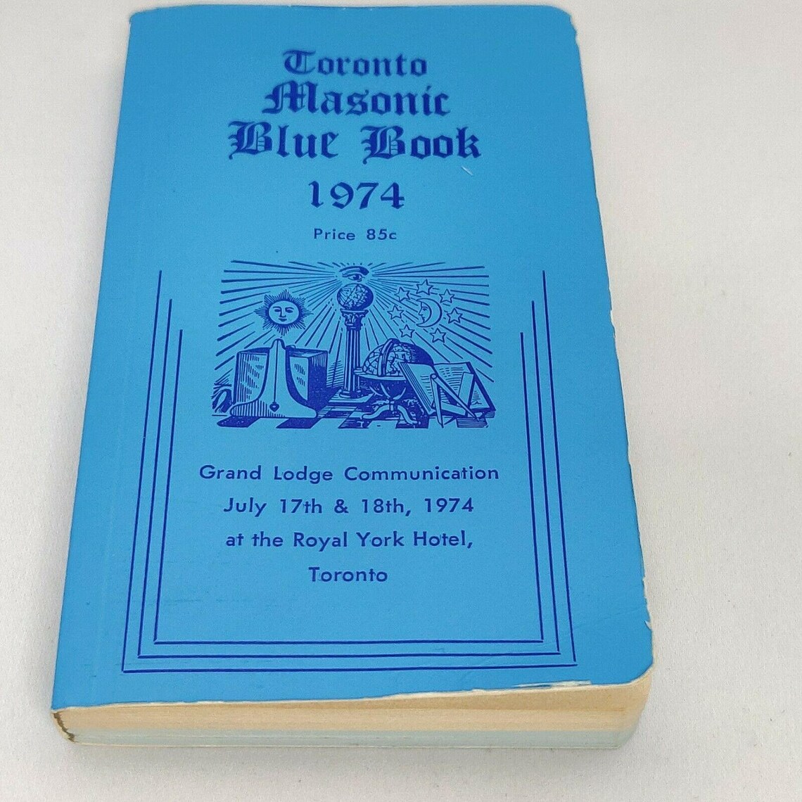 Toronto Masonic Blue Book 1974 Craft Directory Officer Temple | Etsy
