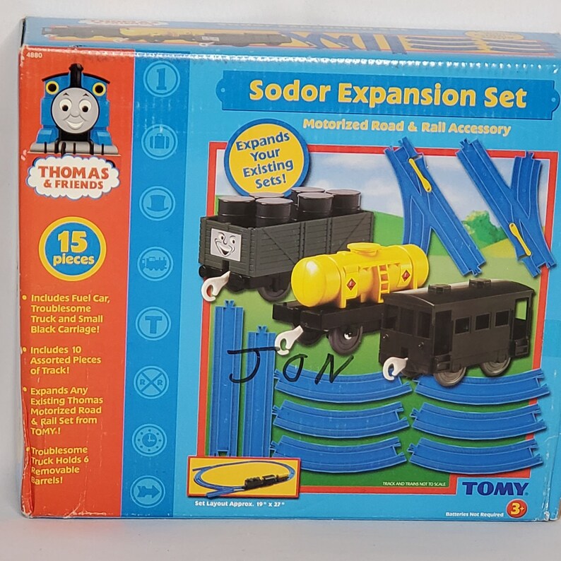 NEW Thomas & Friends Sodor Expansion Set Fuel Car Troublesome - Etsy