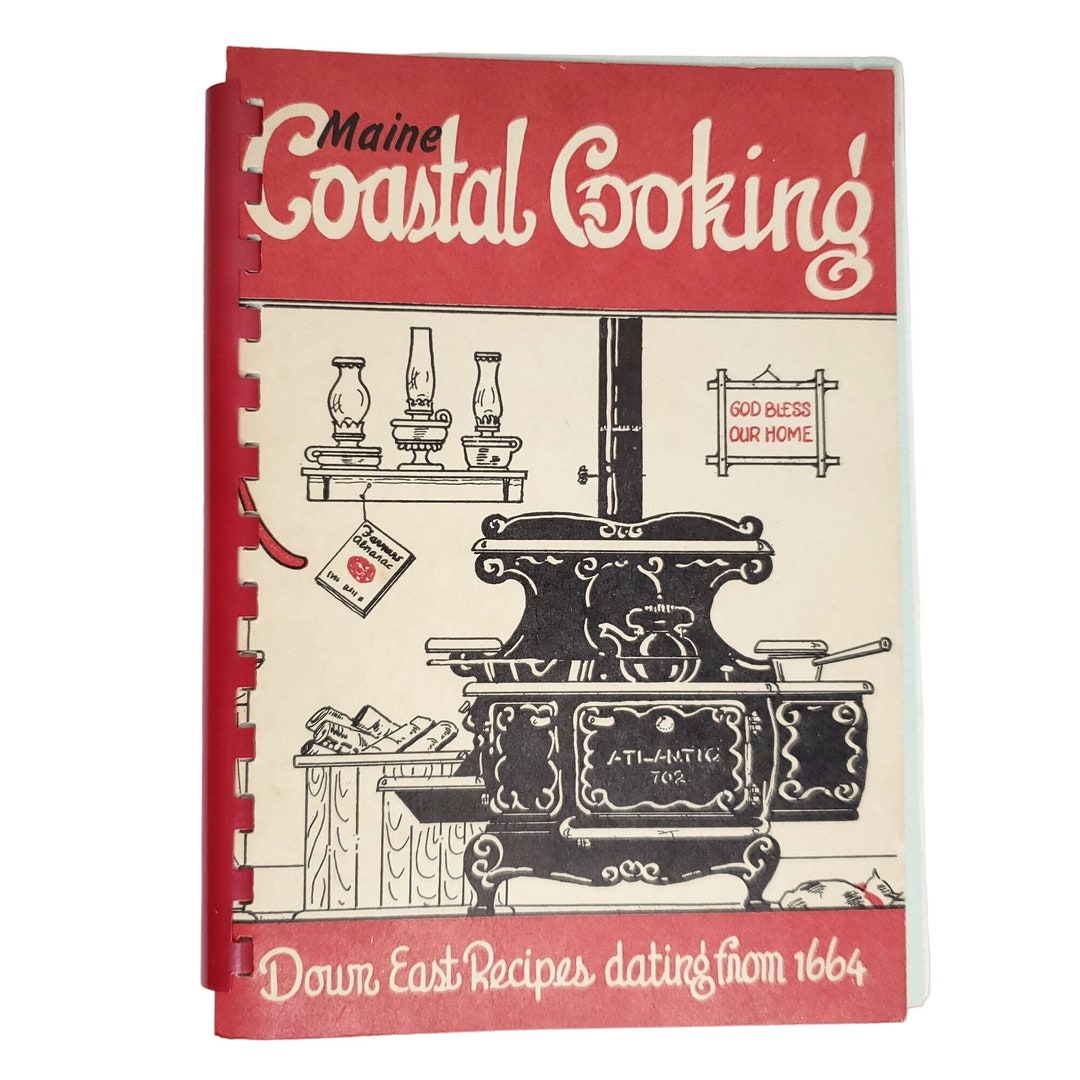 Vtg 1967 Maine Coastal Cooking Cookbook Down East Recipes Fish Seafood ...