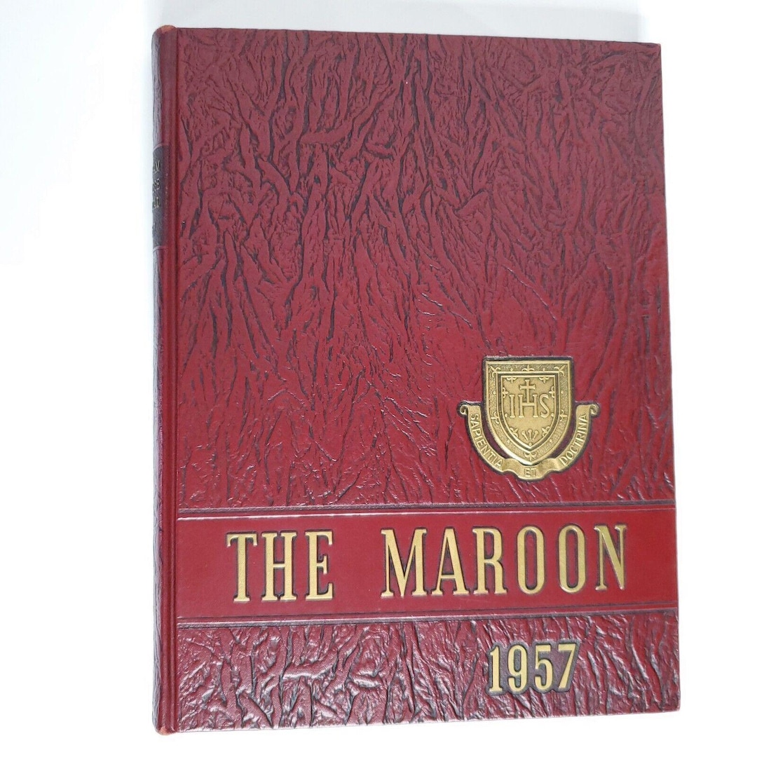 Fordham College University the Maroon Yearbook 1957 Catholic School - Etsy