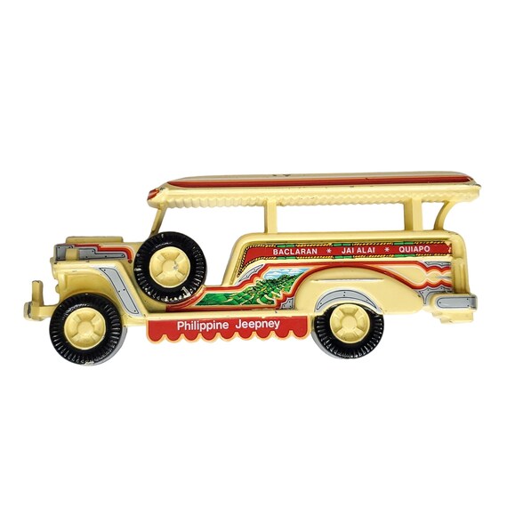Vintage 1982 Philippine Jeepney 3D Wall Hanging Yellow WWII - Etsy