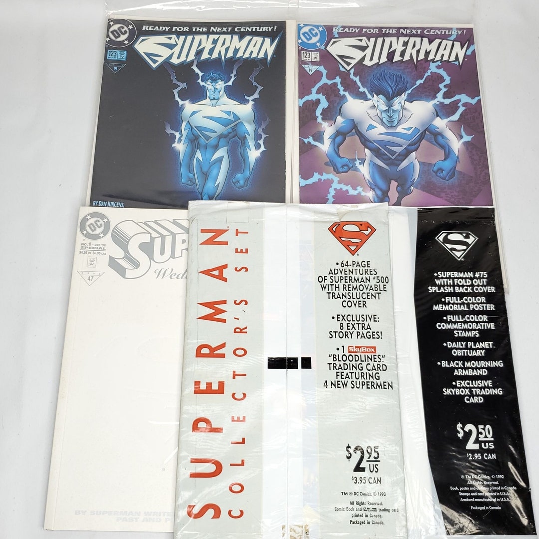 Superman Memorial 75 Collectors 500 Wedding Album Next Century 123 1997 ...
