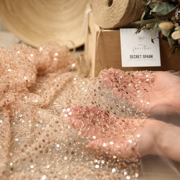 Rose Gold Fabric - Etsy