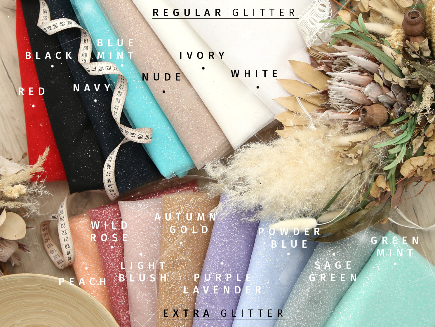 Extra Trendy Pantone Wild Rose Color Glitter Tulle Fabric by | Etsy