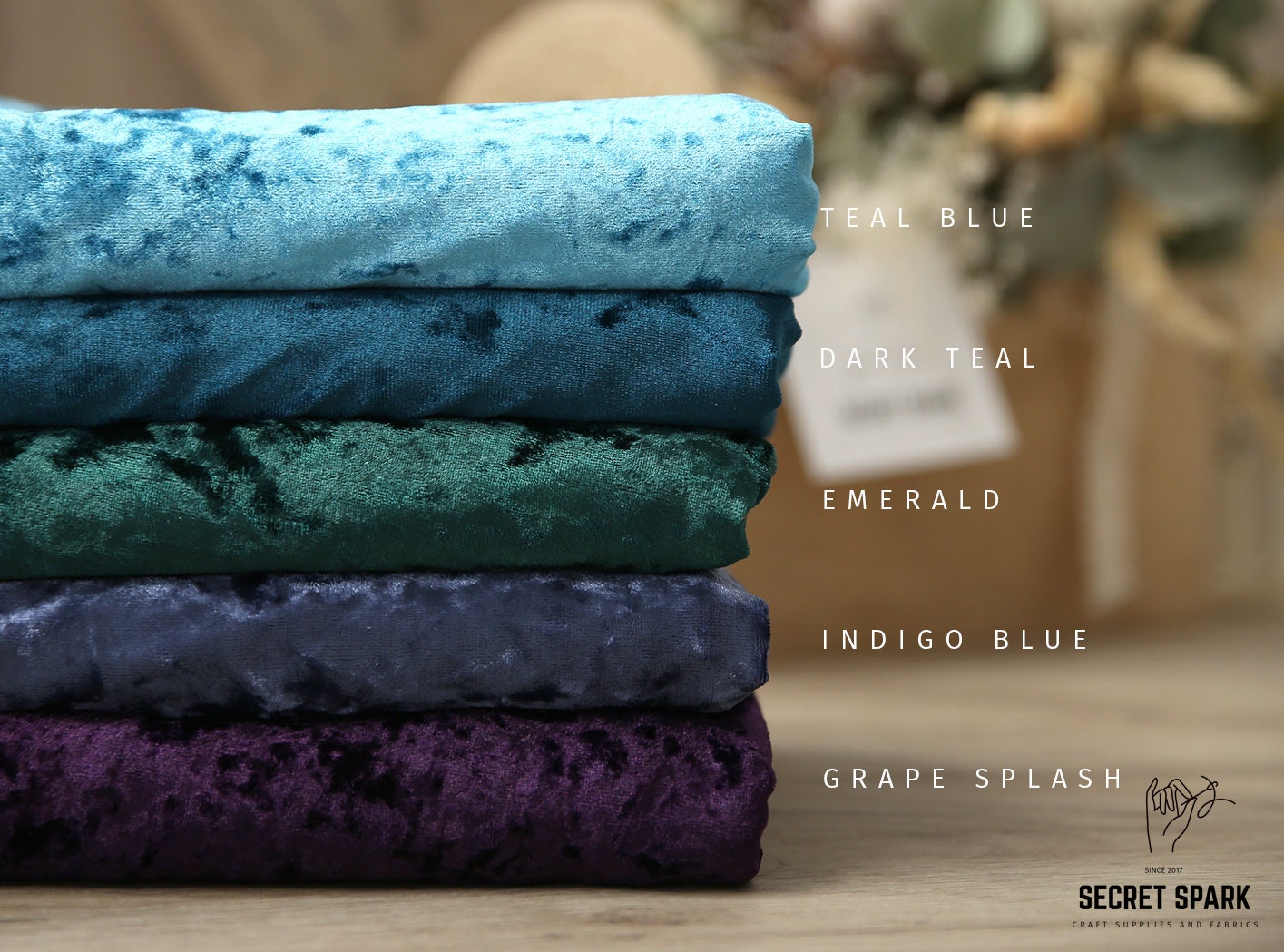 Dark Red velvet fabric by the yard Lux red velour fabric with | Etsy