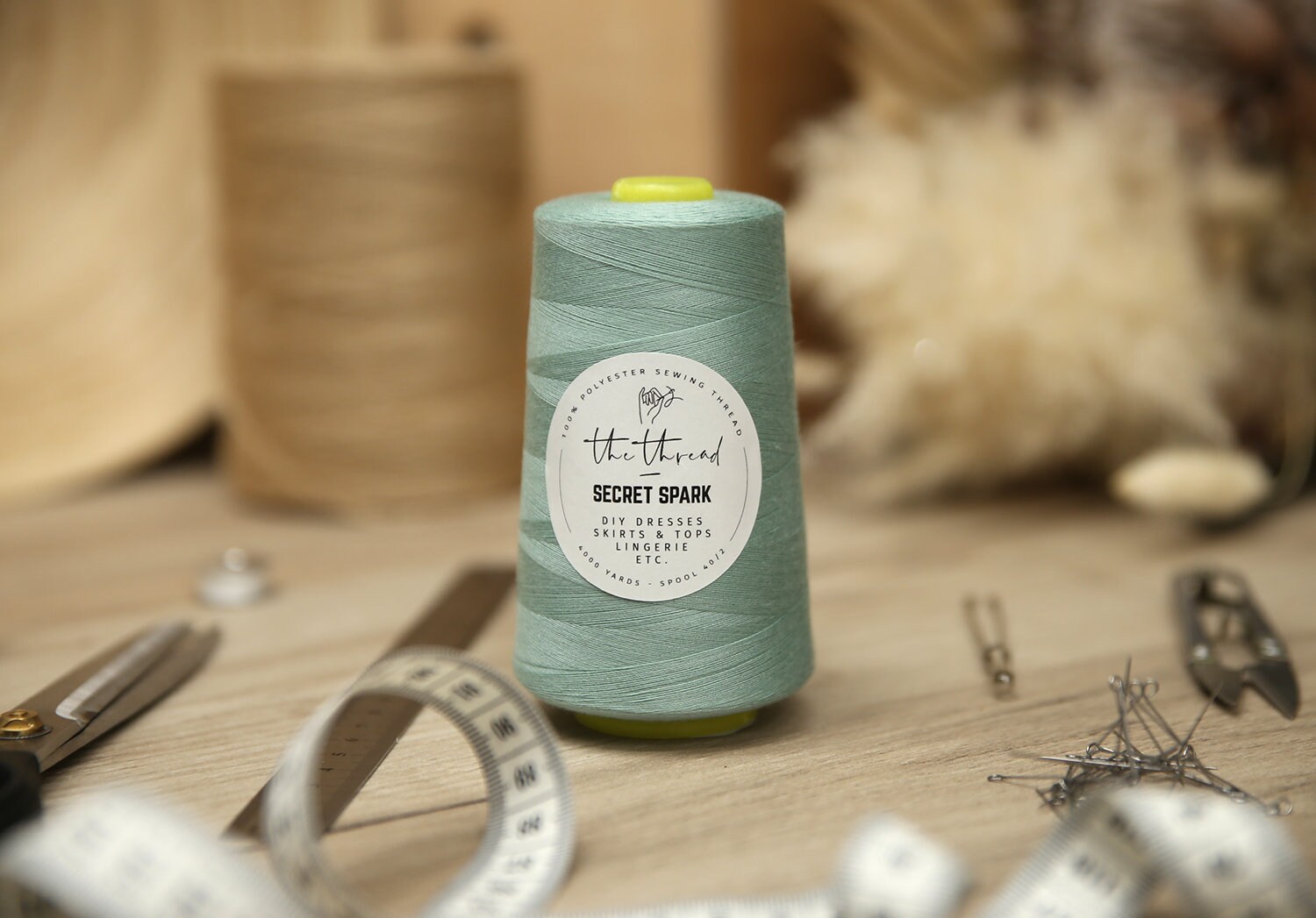 Sage Green Sewing Thread 406 All Purpose Sewing Thread Sage - Etsy