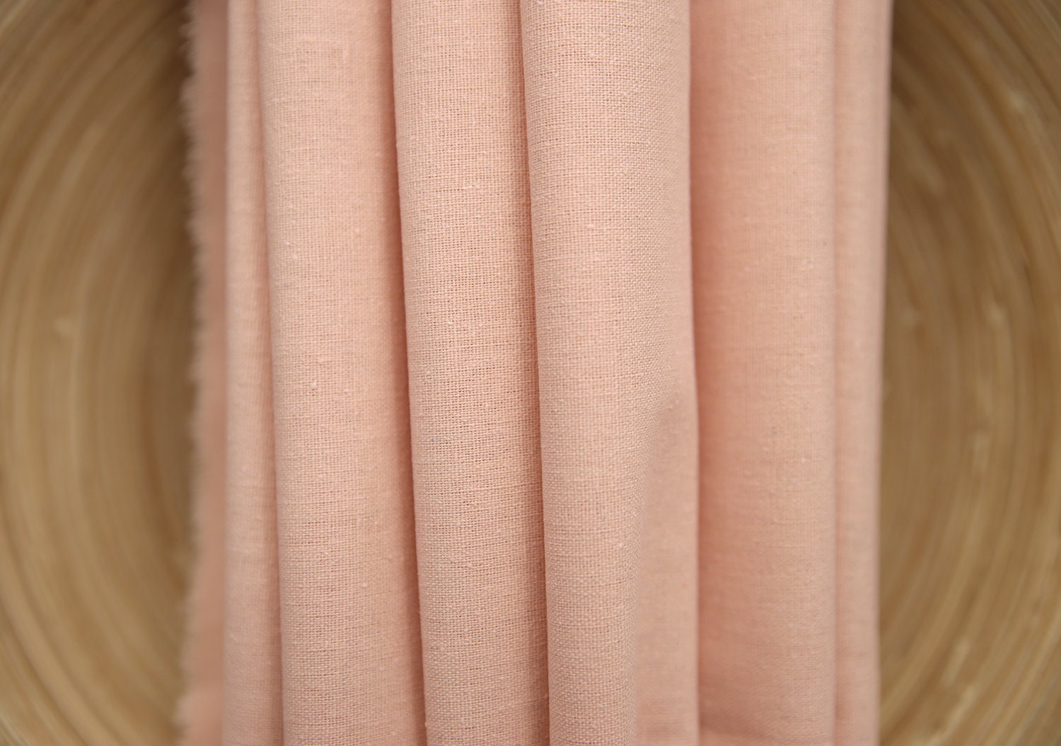 Soft Pink linen fabric by the yard 25 light rose linen | Etsy