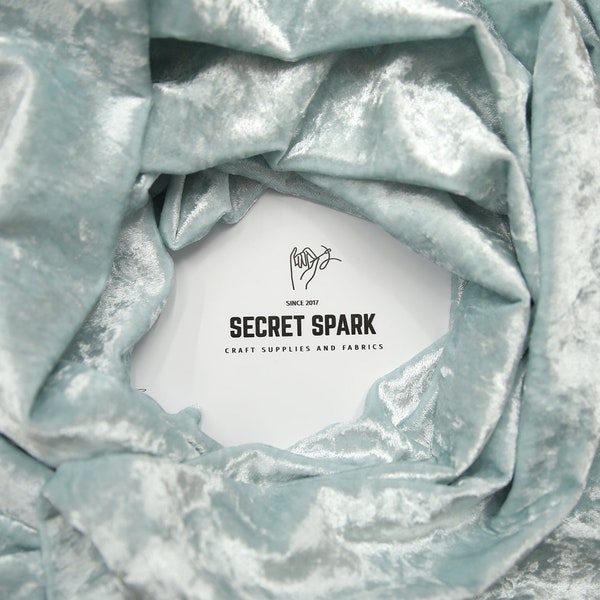 Blue Velvet Fabric - Etsy