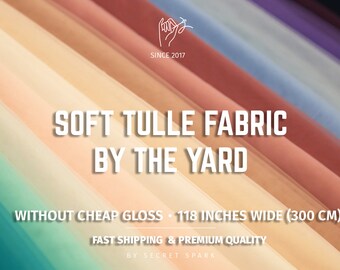 Soft Tulle Fabric | Etsy