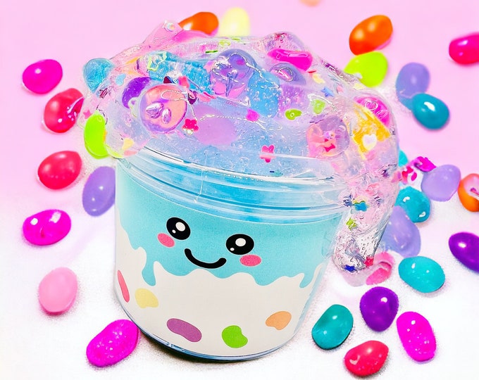 Jellybean Frozen Boba Slime Icee Slime Jelly Slime Charm Slime - Etsy
