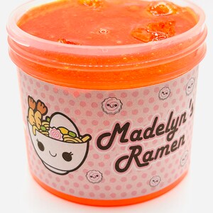 Ramen DIY Slime ~ DIY Clay Slime ~ Clear Slime ~ Scented Slime - Etsy