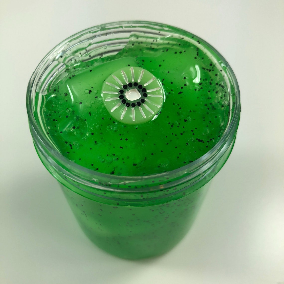 Kiwi Jelly Cube Slime Cube Slime Scented Slime Clear - Etsy