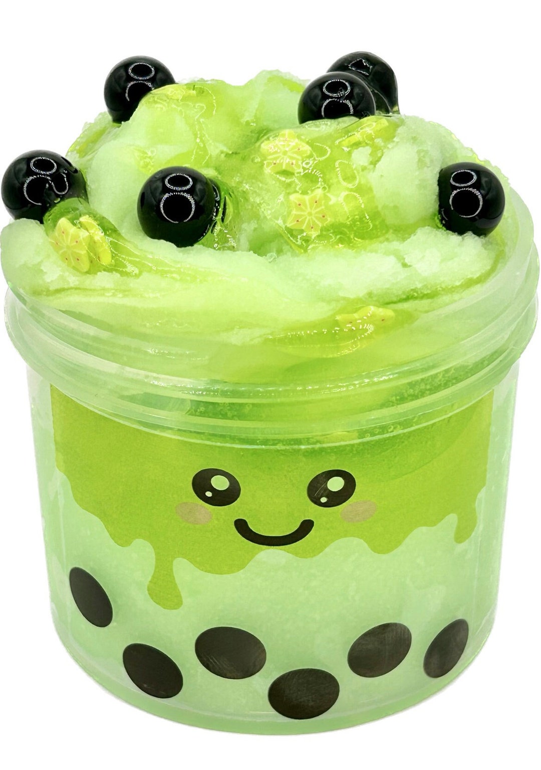Starfruit Frozen Boba Slime ~ Icee Slime ~ Jelly Slime ~ Charm Slime - Etsy