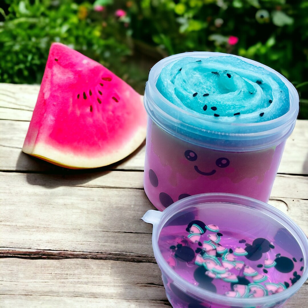 Watermelon Frozen Boba Slime ~ Icee Slime ~ Jelly Slime ~ Charm Slime ...