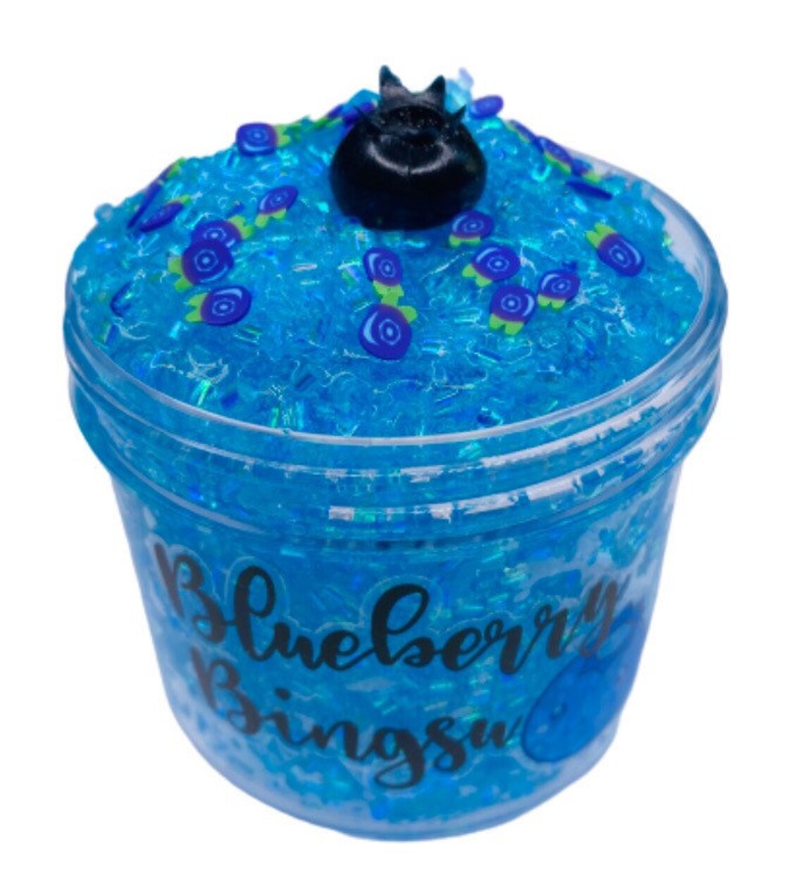 Blueberry Bingsu Bead Slime Charm Slime Bingsu Bead Slime - Etsy